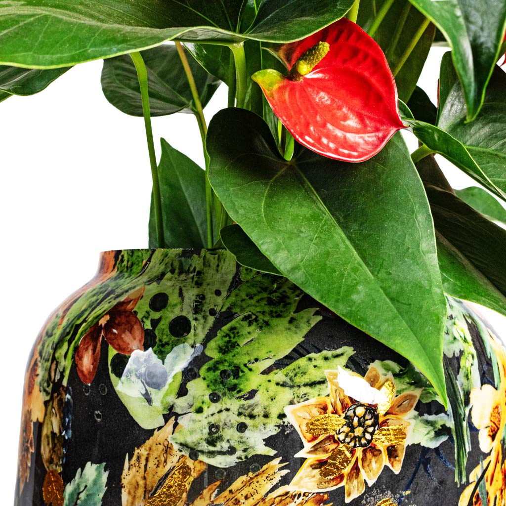 Lammie Planter - Berry Blue - Quality Indoor Vase Planters | Hortology ...