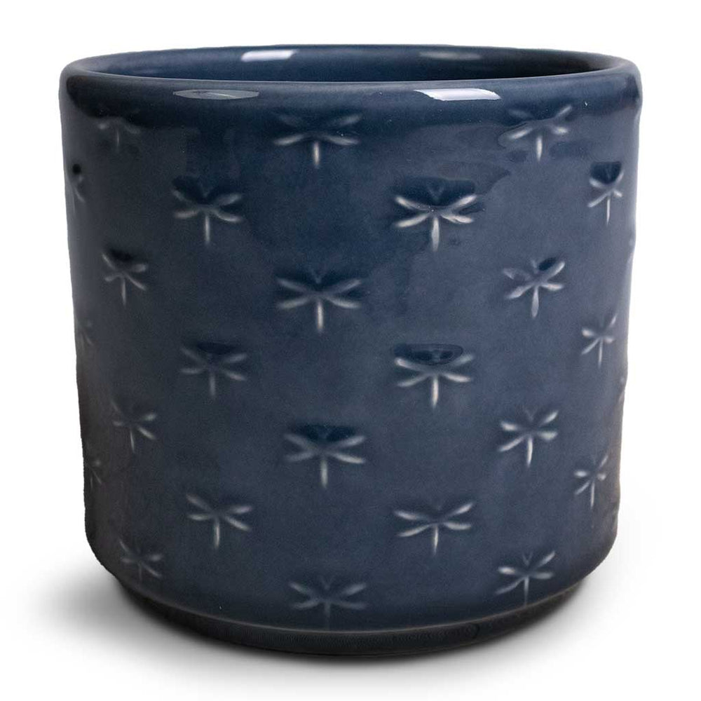 Arley Plant Pot - Blue Dragonfly - Quality Plant Pots | Hortology ...