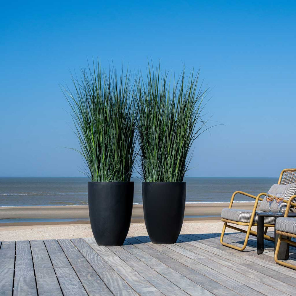 Ben Natural Planter - Black - Quality Planters | Hortology - HORTOLOGY
