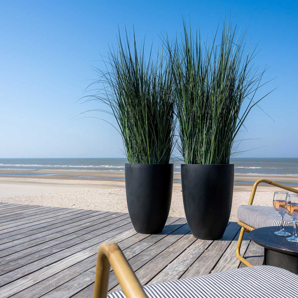 Ben Natural Planter - Black - Quality Planters | Hortology - HORTOLOGY