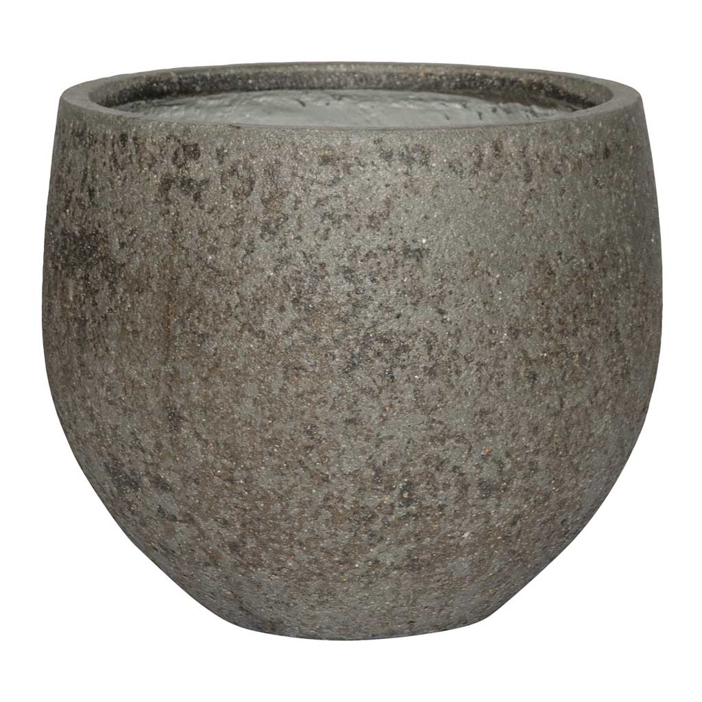 Mini Orb Cement & Stone Plant Pot - Granite Grey | Hortology - HORTOLOGY
