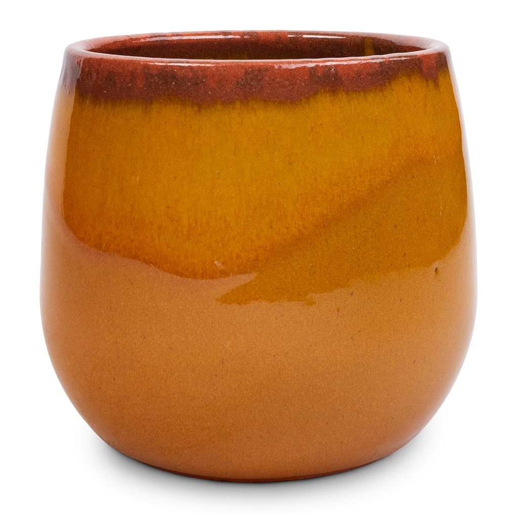 Charlotte Plant Pot - Spiced Ochre - Quality Plant Pots | Hortology ...