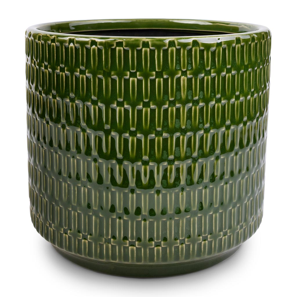 Flor Plant Pot - Green - Quality Indoor Plant Pots | Hortology - HORTOLOGY