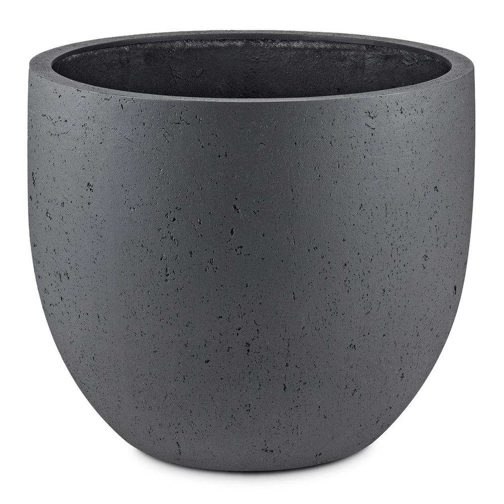 Grigio New Egg Pot Planter - Anthracite Concrete | Hortology - HORTOLOGY