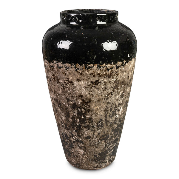 Lindy Bottle Plant Vase - Black - Quality Plant Pots | HORTOLOGY