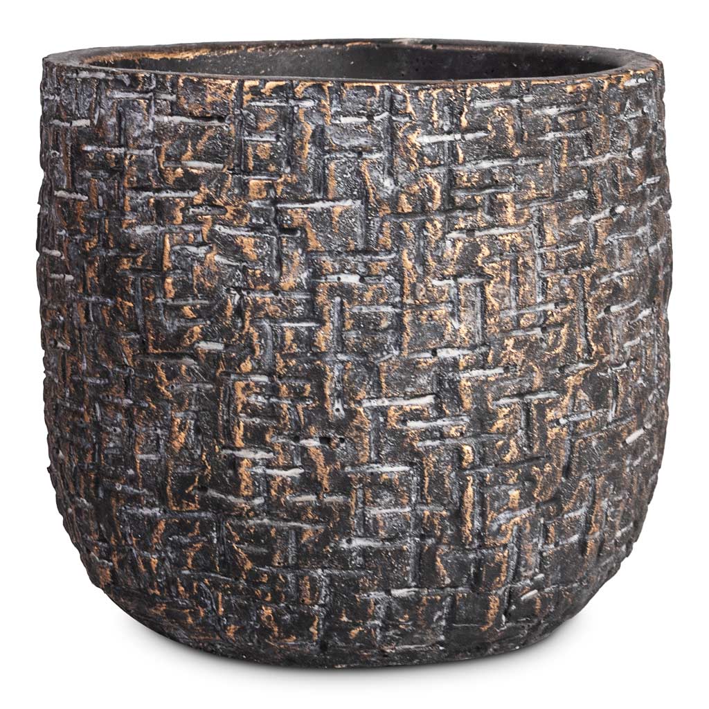 Maxim Plant Pot - Shiny Earth - Quality Plant Pots | Hortology - HORTOLOGY