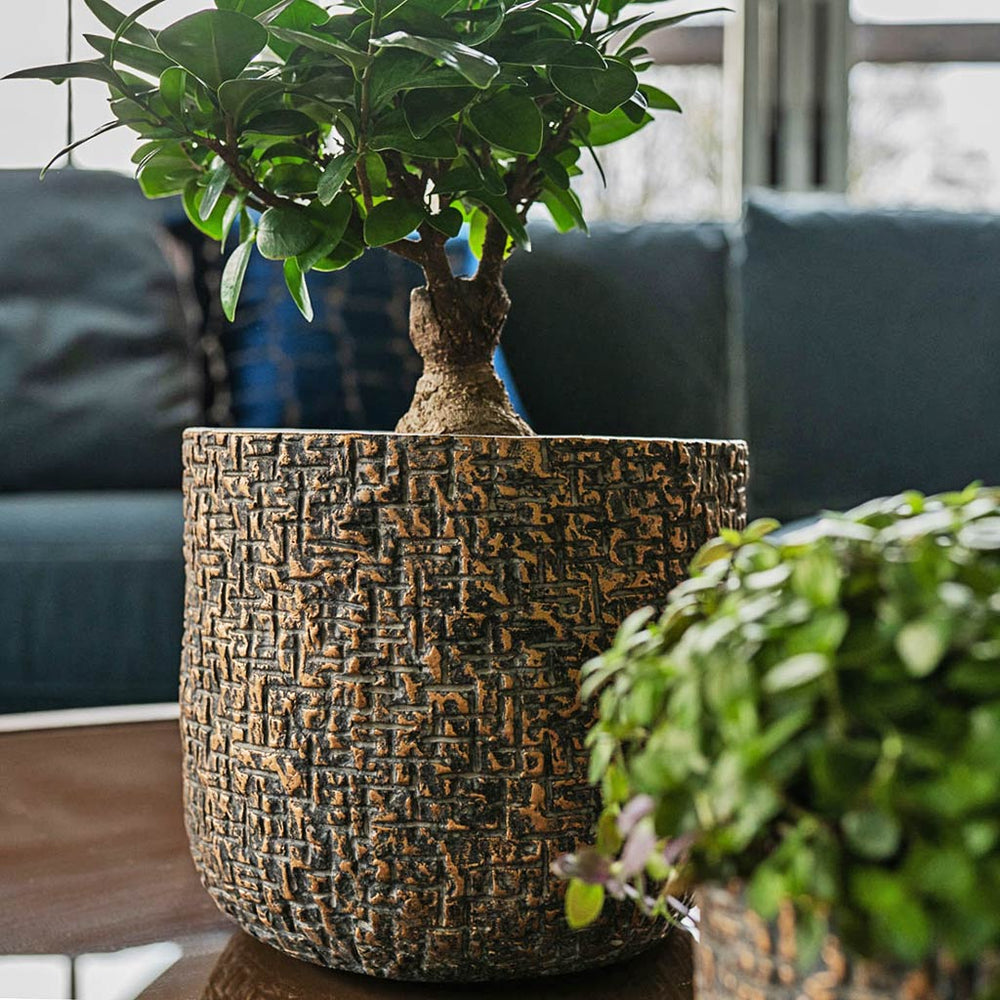 Maxim Plant Pot - Shiny Earth - Quality Plant Pots | Hortology - HORTOLOGY