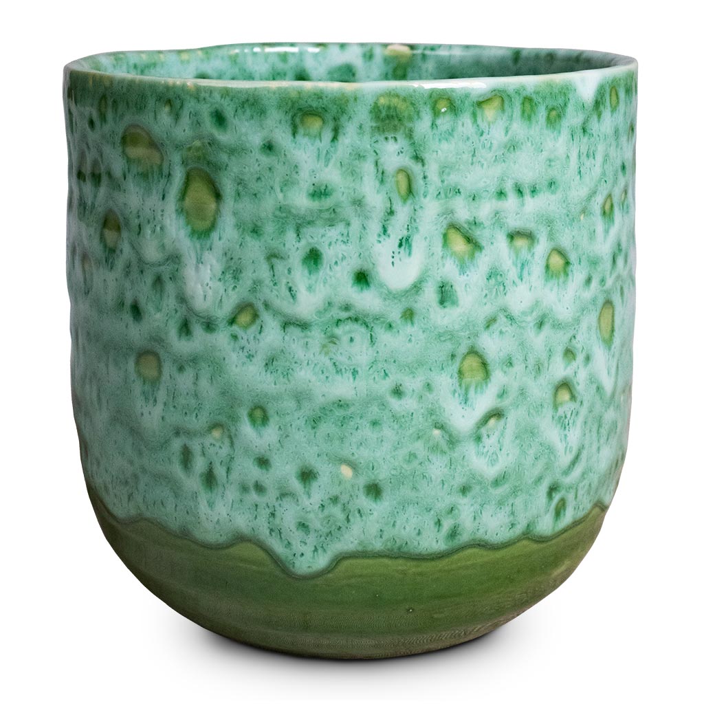 Ocean Glaze Plant Pot - Emerald - Quality Plant Pots | Hortology ...