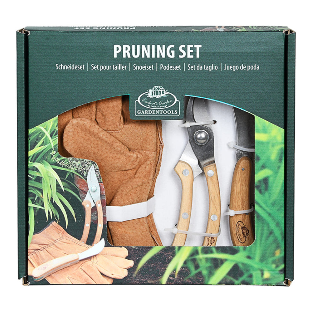 Pruning Tool Set - Pruners, Knife & Gloves Stainless Steel | Hortology ...