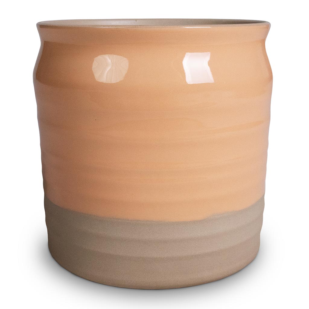 Puro Ripple Plant Pot - Peach - Quality Plant Pots | Hortology - HORTOLOGY