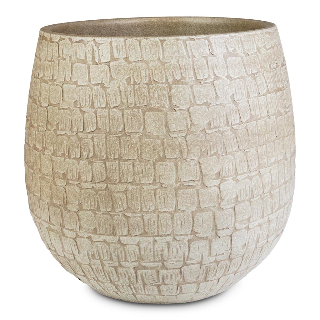 Renzo Plant Pot - Sand - Quality Plant Pots | HORTOLOGY