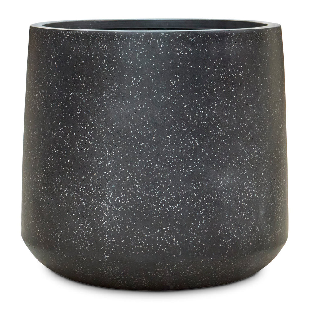 Terrazzo Darcy High Planter - Black - Quality Planters | Hortology ...