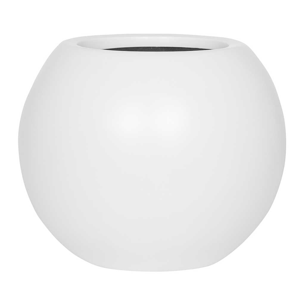 Beth Essentials Ball Plant Pot - Matt White - Quality Plant Pots ...
