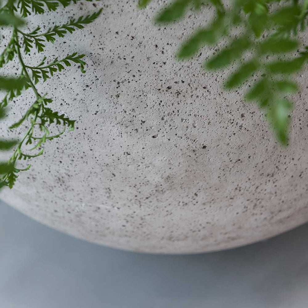 Jumbo Orb Planter - Stone Washed Concrete - Large Planters | Hortology ...