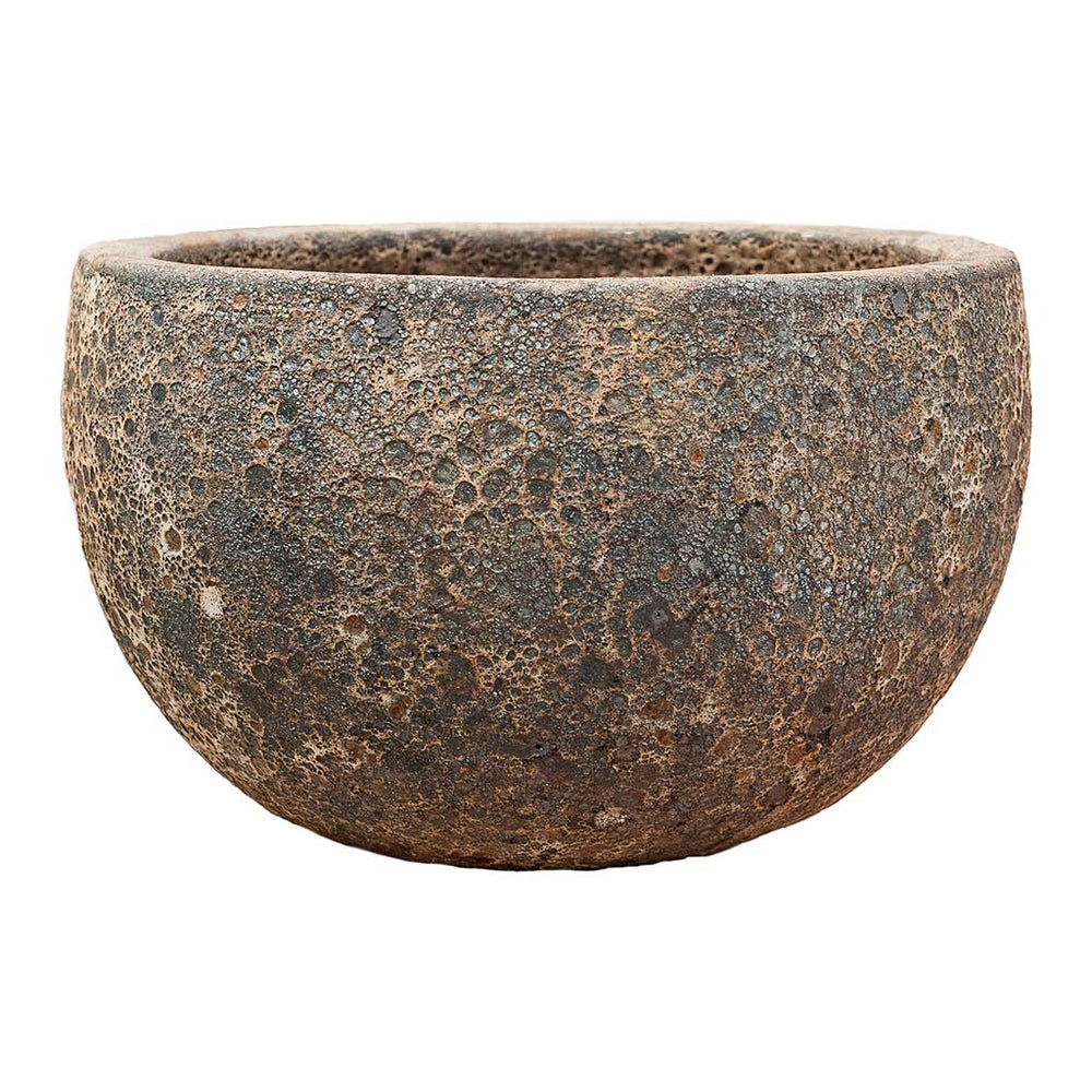 Lava Bowl Relic Planter - Rust - Quality Planters | Hortology - HORTOLOGY