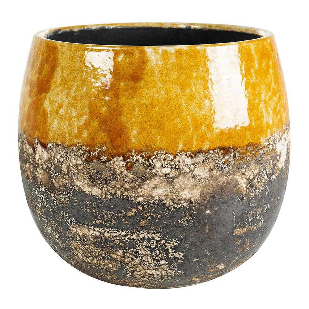 Lindy Plant Pot - Ochre - Quality Plant Pots | Hortology
