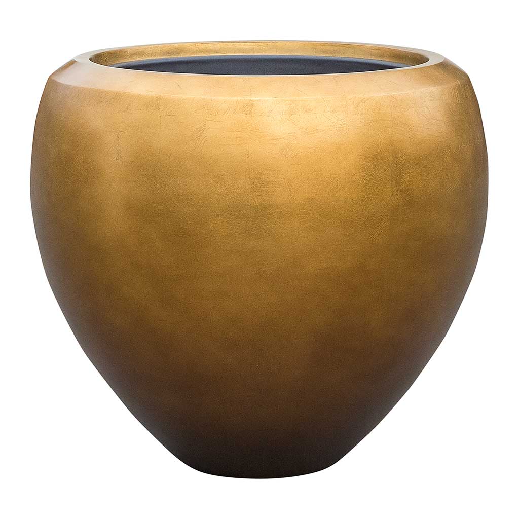 Metallic Couple Plant Pot - Matt Honey Planters | Hortology - HORTOLOGY
