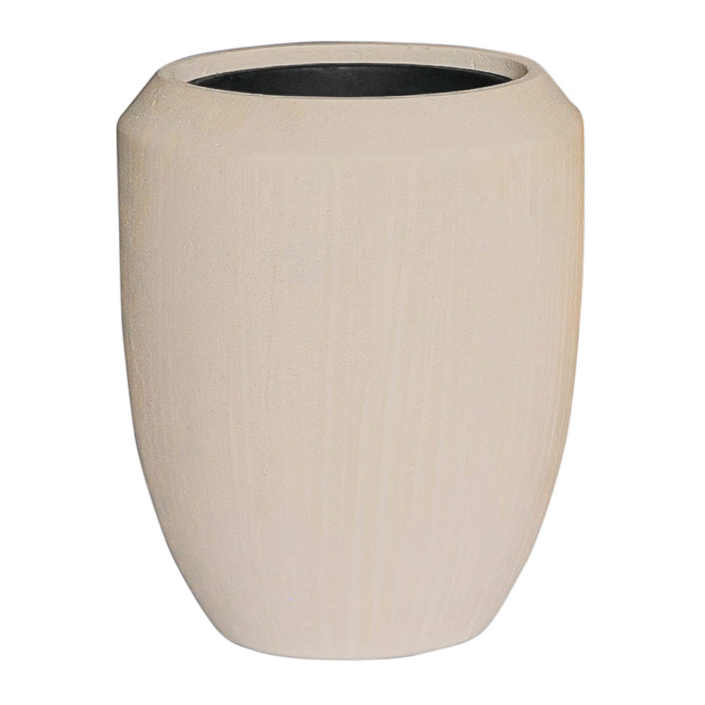 Polystone Coated Plain Coppa Planter - Natural | Hortology - HORTOLOGY