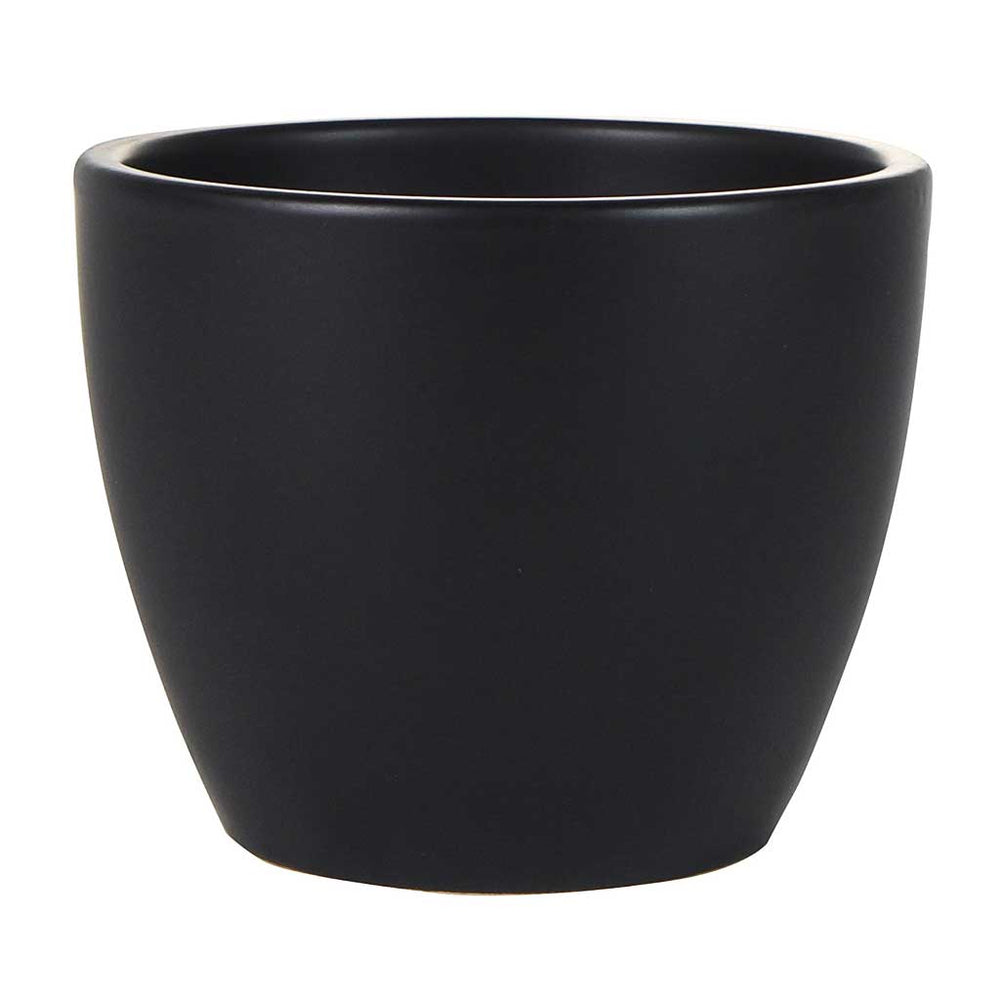 Sven Plant Pot - Black - Quality Indoor Plant Pots | Hortology - HORTOLOGY