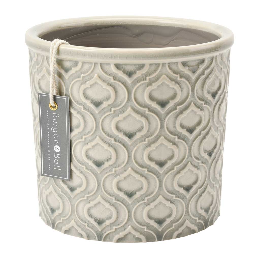 Venetian Plant Pot - Grey - Quality Indoor Plant Pots | Hortology ...