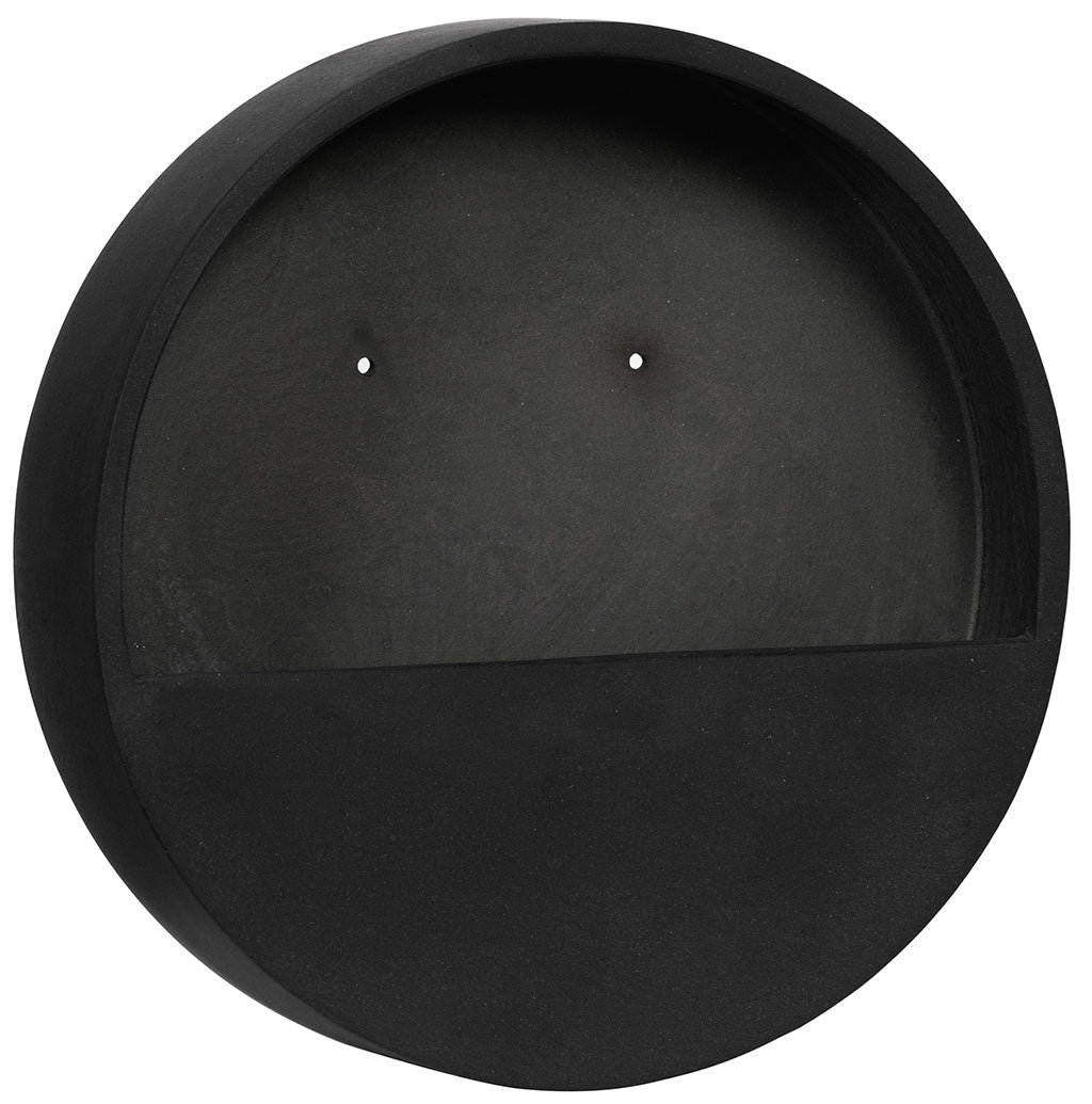 Wally Natural Wall Planter - Black - Quality Planters | Hortology ...